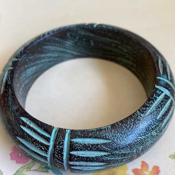 Hand Crafted | Jewelry | New Beautiful Wooden Carved Designed Bracelet ...
